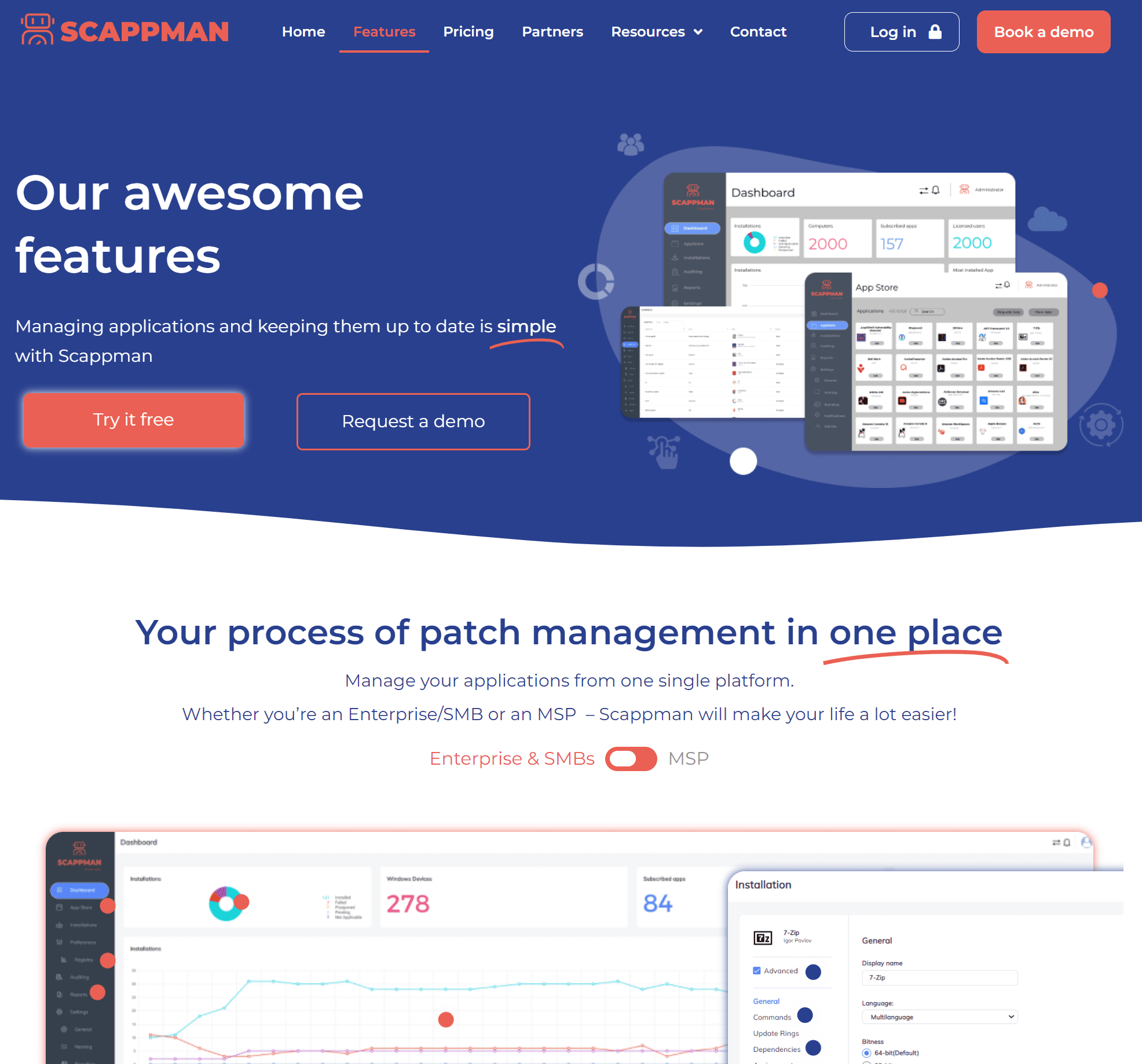 Scappman Features