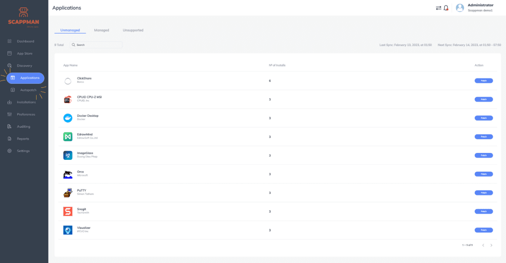 Discovery & Autopatch - Scappman